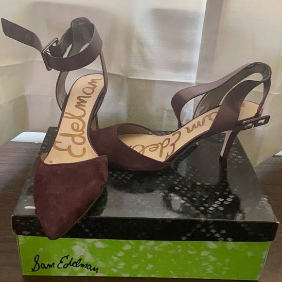 Sam Edelman | Shoes | Size 9 Sam Edelman Shoes Burgandy | Poshmark